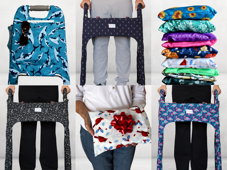 Jover Folding Walker Cover with Pockets | Walker Accessory